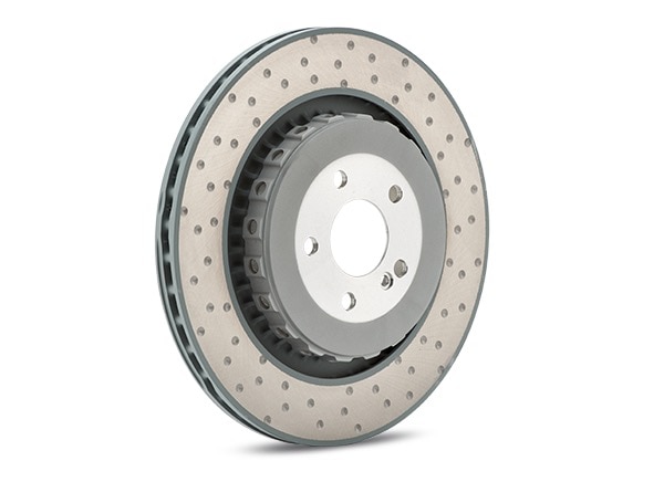 SHW Performance Lightweight Pin-Drive Dimpled Rotor | Tire Rack