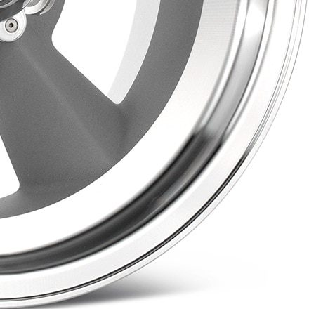 American Racing Authentic Hot Rod VN309 Torq-Thrust Original Light Grey ...