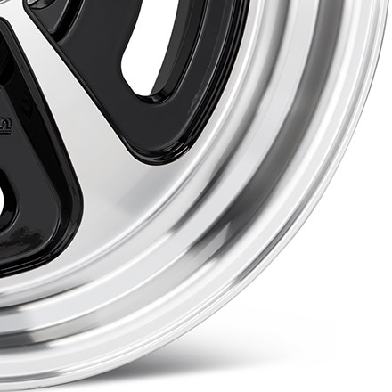 American Racing Authentic Hot Rod VN501 500 Mono Cast Machined w/Black ...