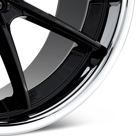 ASANTI Black Label ABL-23 Gloss Black w/Chrome Lip