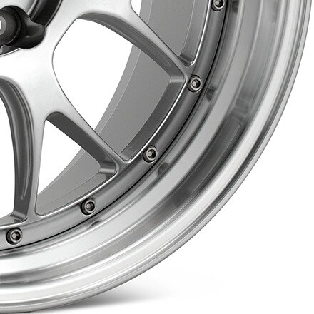 BBS LM-R Bright Sil w/Mach Lip