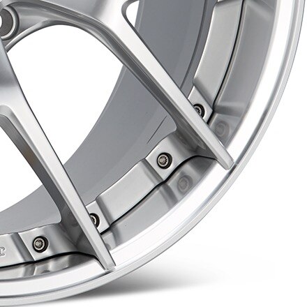 BBS RI-S Bright Sil w/Mach Lip