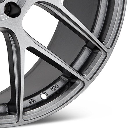 FLOW ONE Race Spec F2 Gloss Gunmetal Silver Painted