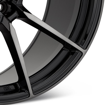 FLOW ONE Race Spec F6 Black Machined w/Dark Tint