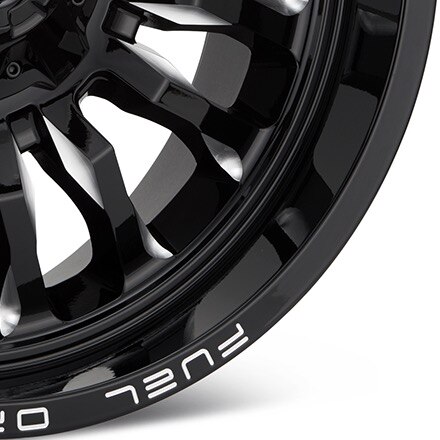 Fuel Off-Road Arc Gloss Black w/Milled Accent