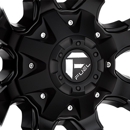 Fuel Off-Road Assault Black w/Milled Accent