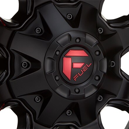 Fuel Off-Road Assault Black w/Red Accent