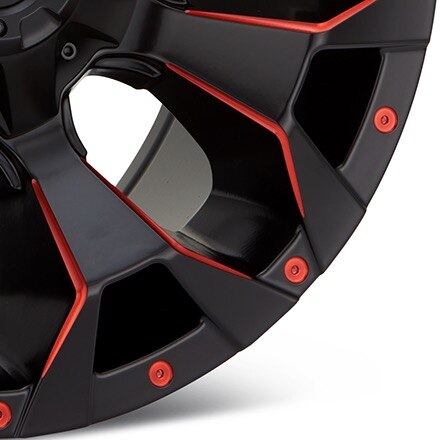 Fuel Off-Road Assault Black w/Red Accent