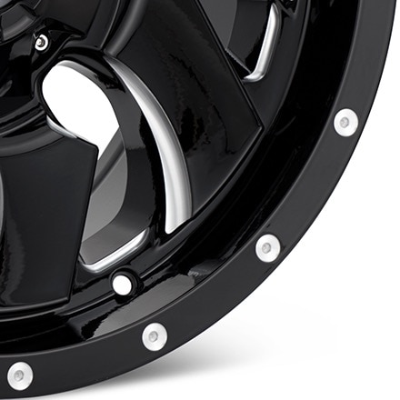 Fuel Off-Road Cleaver Gloss Black w/Milled Accent