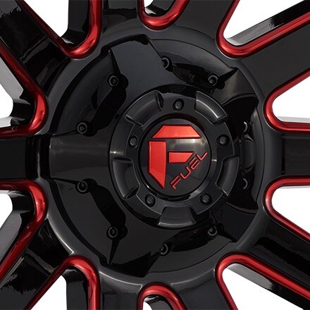 Fuel Off-Road Contra Black w/Red Accent