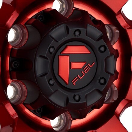 Fuel Off-Road Covert Candy Red w/Black Ring