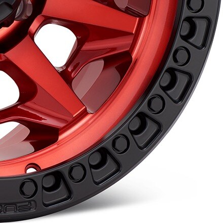 Fuel Off-Road Covert Candy Red w/Black Ring