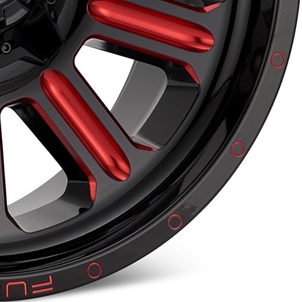 Fuel Off-Road Hardline Black w/Red Accent