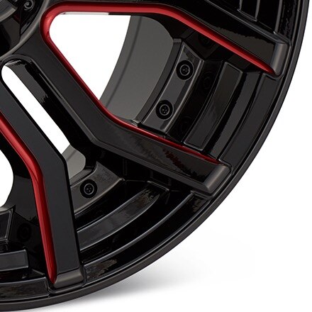 Fuel Off-Road Rage 6 Black w/Red Accent