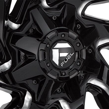 Fuel Off-Road Reaction Gloss Black w/Milled Accent