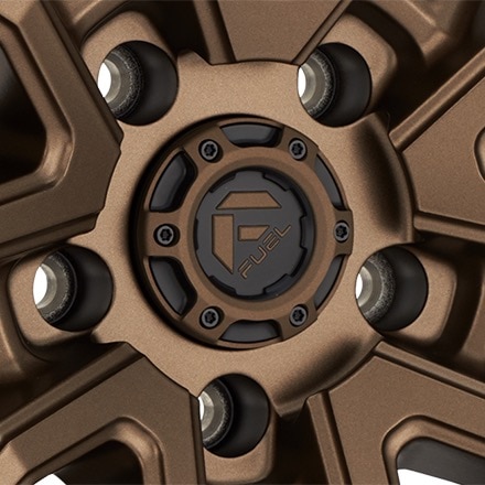 Fuel Off-Road Rebel 5 Bronze w/Black Lip
