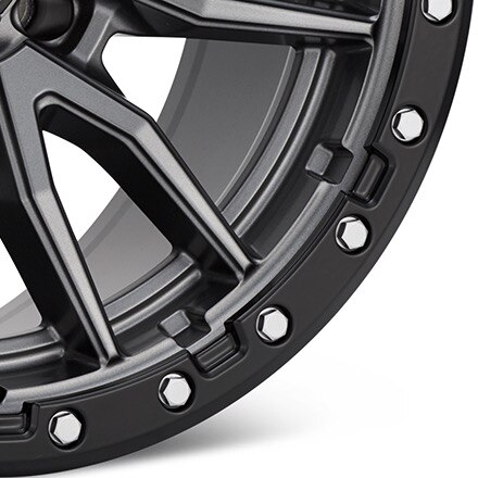 Fuel Off-Road Rebel 6 Anthracite w/Black Lip