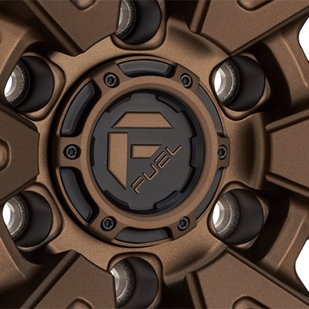 Fuel Off-Road Rebel 6 Bronze w/Black Lip