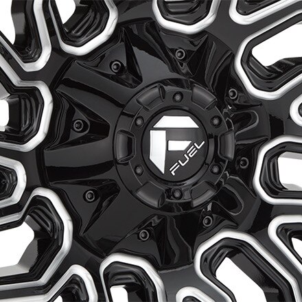 Fuel Off-Road Typhoon Gloss Black w/Milled Accent