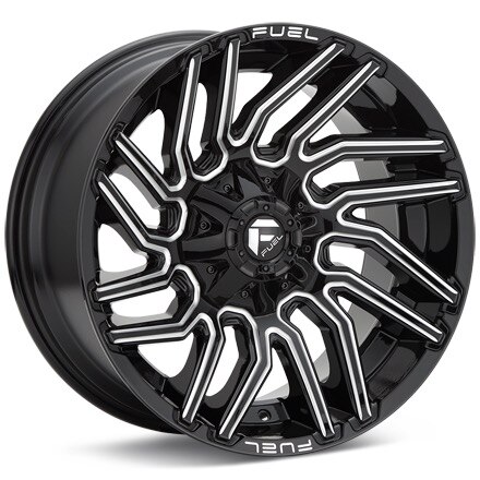 Fuel Off-Road Typhoon Gloss Black w/Milled Accent