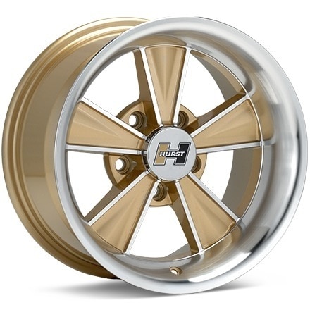 Hurst Dazzler 15x8 Machined w/Gold Accent