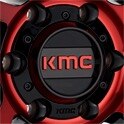 KMC KM540 Recon Black w/Red Accent