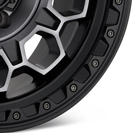 KMC KM545 Trek Black Machined w/Grey Tint