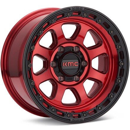 KMC KM548 Chase Candy Red w/Black Lip