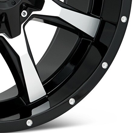 MOTO METAL MO970 Machined w/Black Accent