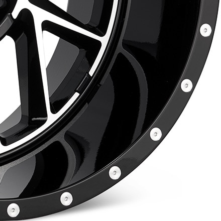 MOTO METAL MO985 Breakout Machined w/Black Accent