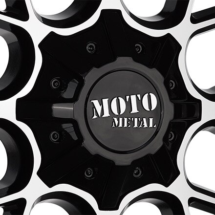 MOTO METAL MO986 Siege Machined w/Black Accent