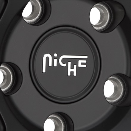 Niche Road Wheels Altair Black w/Gloss Black Lip