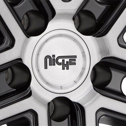 Niche Road Wheels Mazzanti Brushed w/Gloss Black Accent