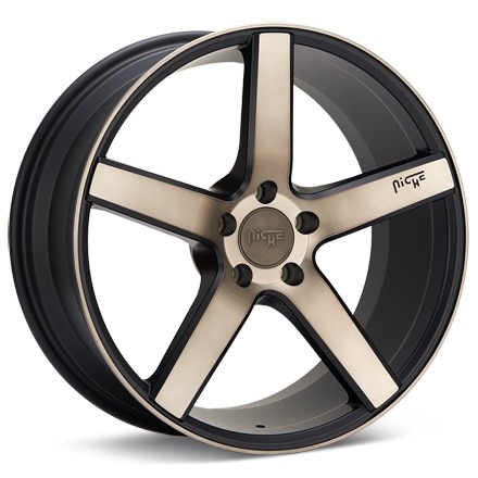 Niche Road Wheels Milan Black Machined w/Dark Tint