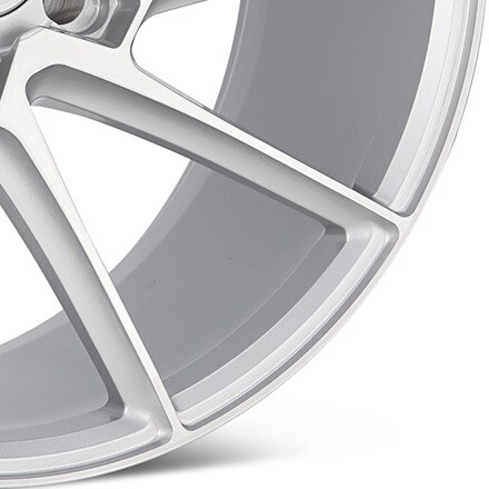 Savini Black di Forza BM15 Right Silver Machined w/Clearcoat