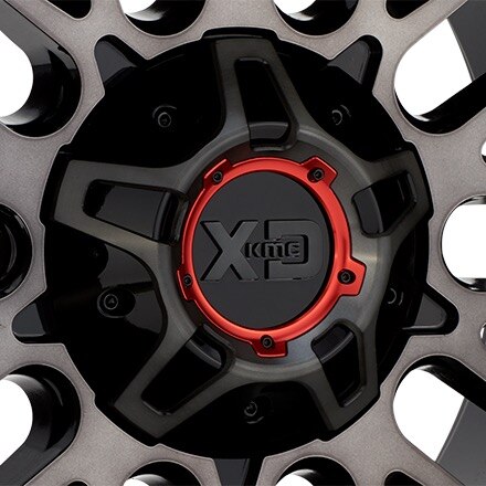 XD Wheels XD842 Snare Black Machined w/Grey Tint