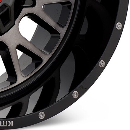 XD Wheels XD842 Snare Black Machined w/Grey Tint