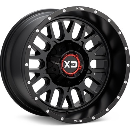 XD Wheels XD842 Snare Black w/Spot Milling