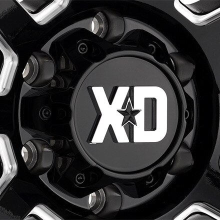 XD Wheels XD847 Outbreak Gloss Black w/Milled Accent