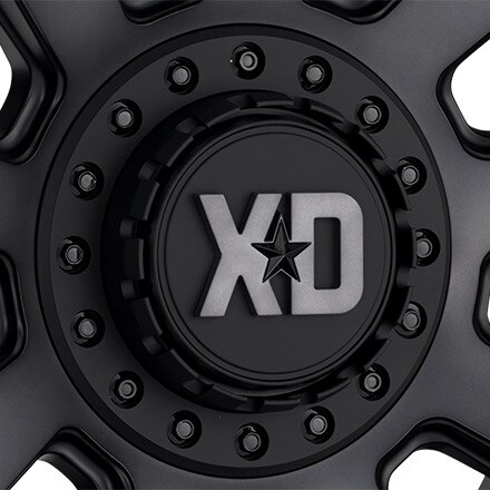 XD Wheels XD852 Gauntlet Black Machined w/Grey Tint