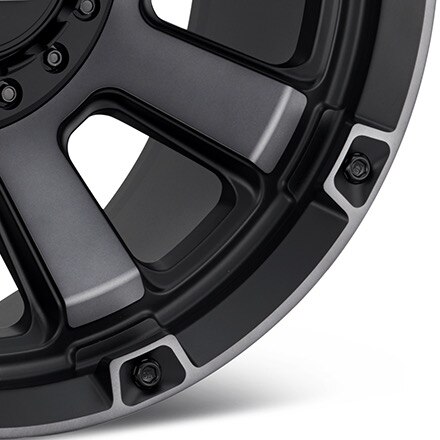 XD Wheels XD852 Gauntlet Black Machined w/Grey Tint